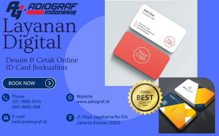 Tempat Jasa Print ID Card Murah di Jakarta - Adiograf Indonesia